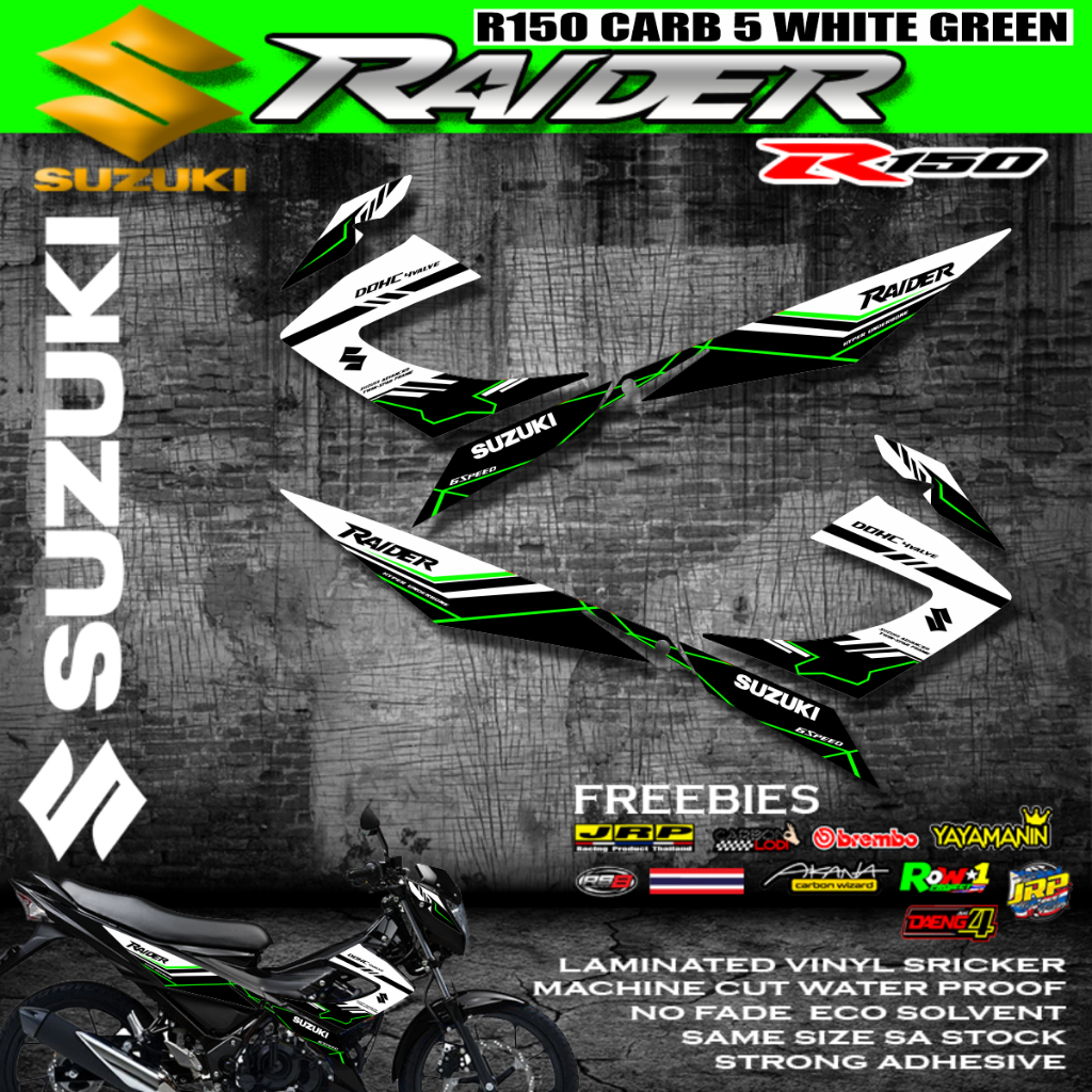 Raider 150 Carb Decals Sticker With Freebies New Design | Shopee ...