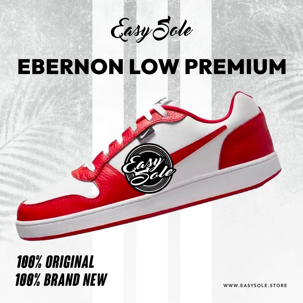 [EASY SOLE ORIGINAL] Ebernon Low Premium Red/Wht | Shopee Philippines