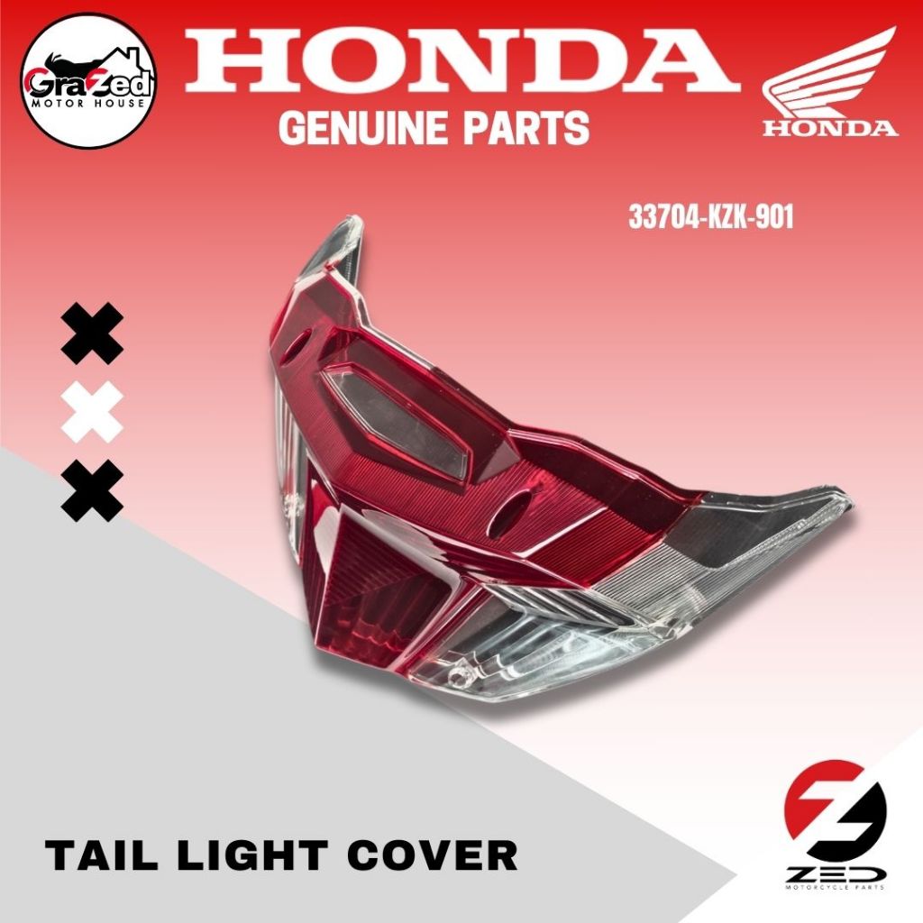 TAIL LIGHT LENS for HONDA DIO 2021 (33704-KZK-901) GENUINE | Shopee ...