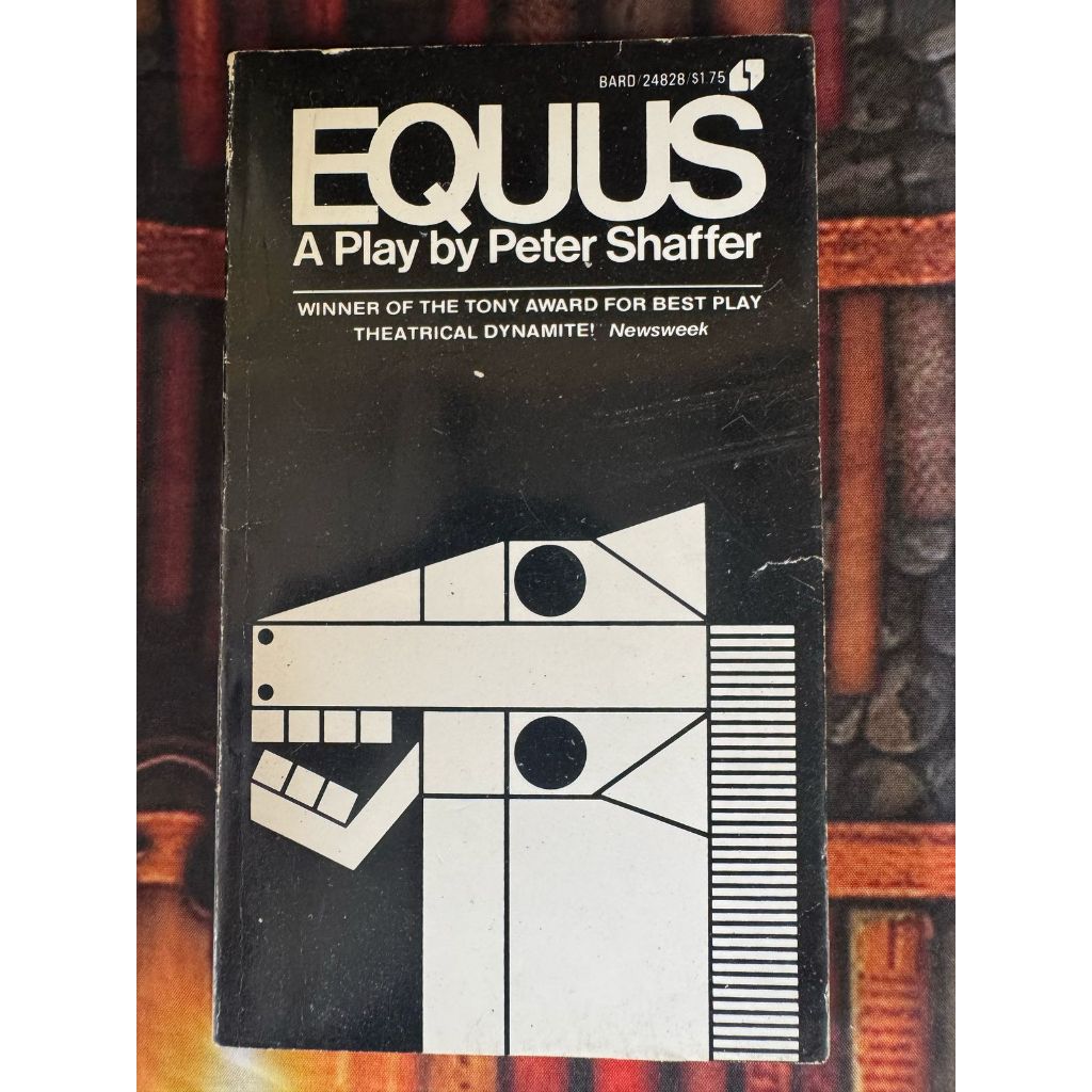 MMPB 1974 Equus Play Vintage Peter Shaffer Theatre Collectible Daniel ...