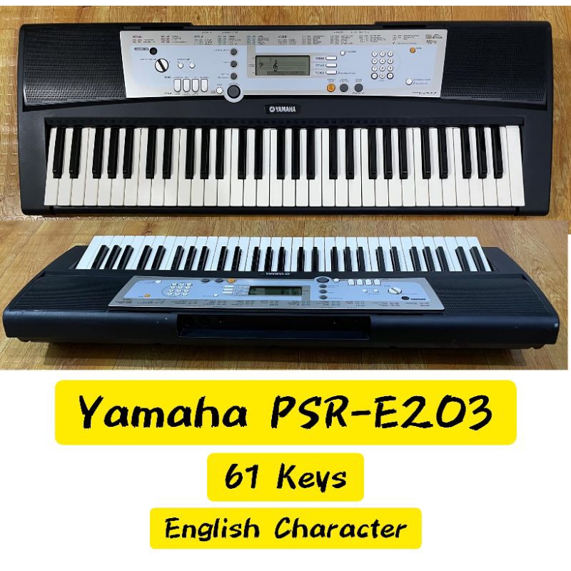 Yamaha PSR-E203 (61 Keys) Japan Surplus Keyboard Piano | Shopee Philippines