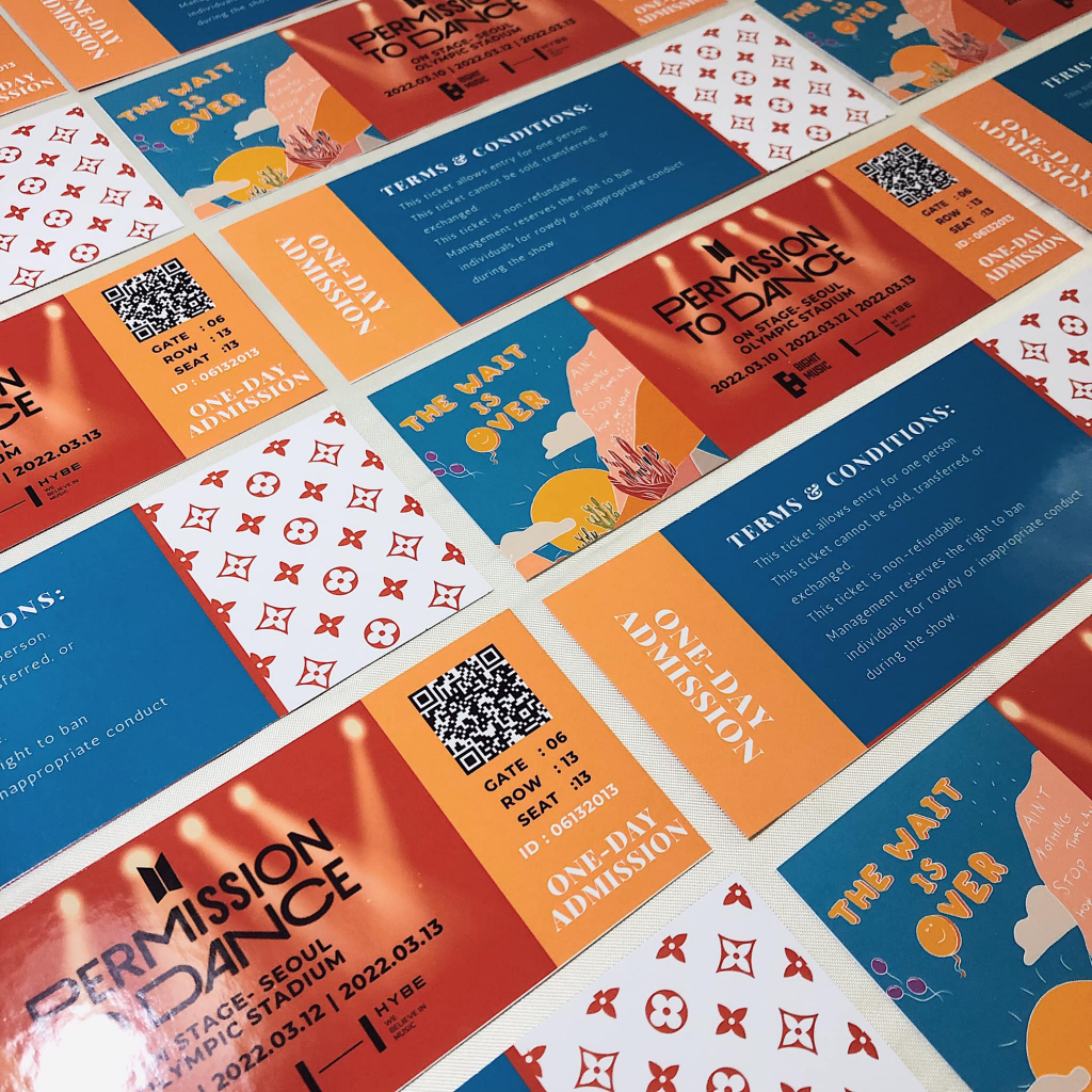 Personalized Customized Event Tickets and Raffle Stubs (10pcs per pack ...