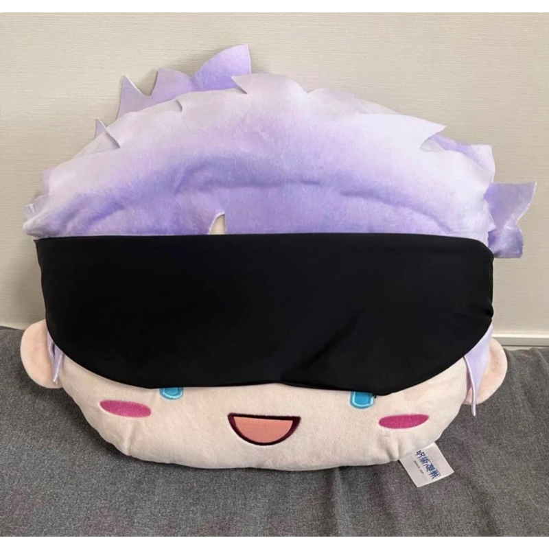Gojo Satoru Big Head Cushion Face Plush 45-50cm Jujutsu kaisen official ...
