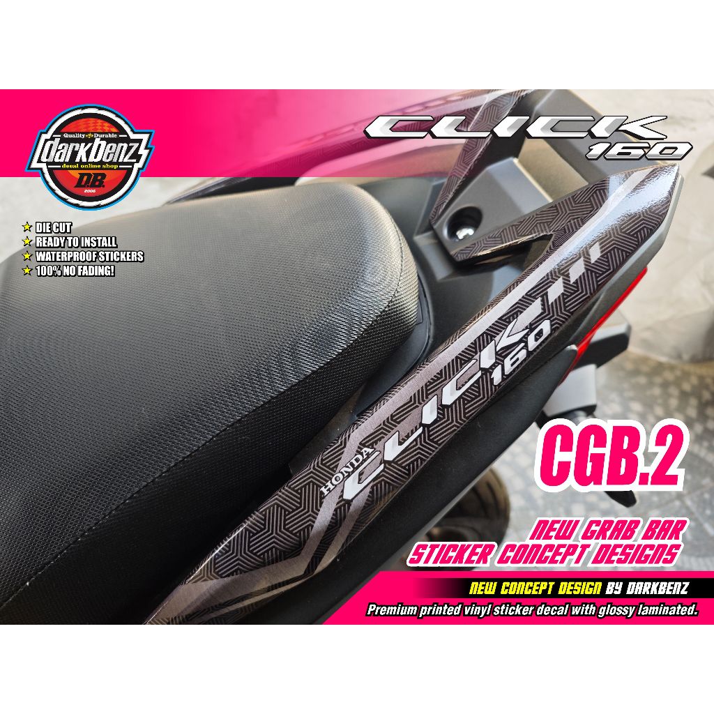 Honda Click 160 New Concept Quality Printed Sticker Decal | custom made ...