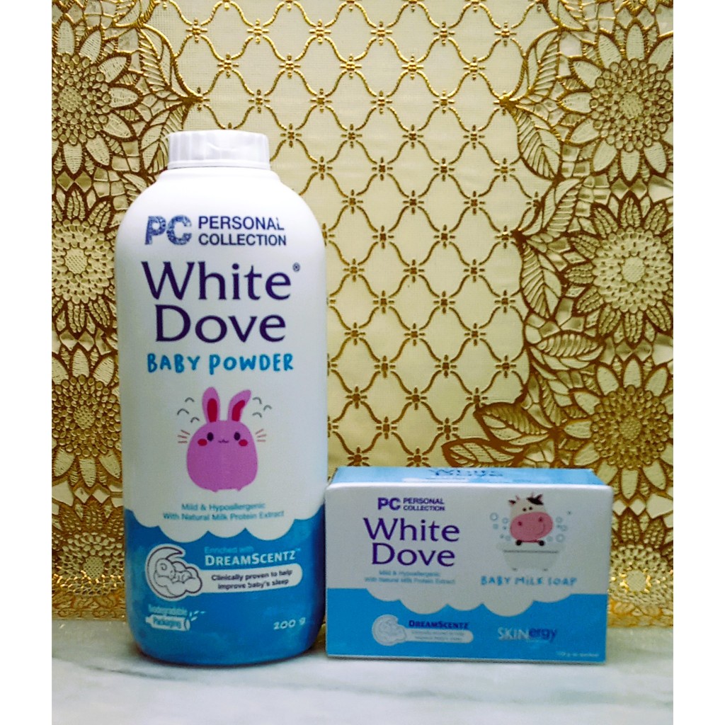 White Dove Baby Powder And Baby Soap Infant Babies Sabon Pulbo | Shopee ...