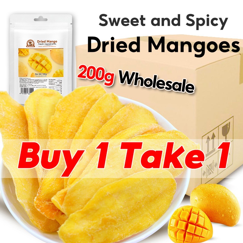 Mr.Squirrel 1KG Spicy Dried Mango Healthy Fruit Snacks Sweet Mangoes ...