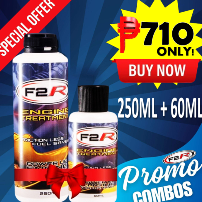 F2R RACING OIL ADDITIVES COMPLETE ENGINE TREATMENT - 250ml and 60ml ...