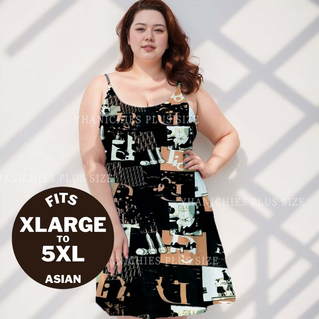Plus Size Duster Dress w/ Pockets – Spaghetti Strap XL-5XL Cotton ...