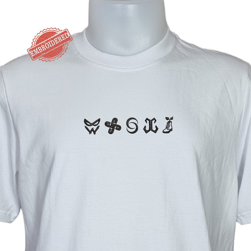 Embroidered T-shirt Unisex Tees SB19 - 5 Logos SB19 Logo Embroidery ...