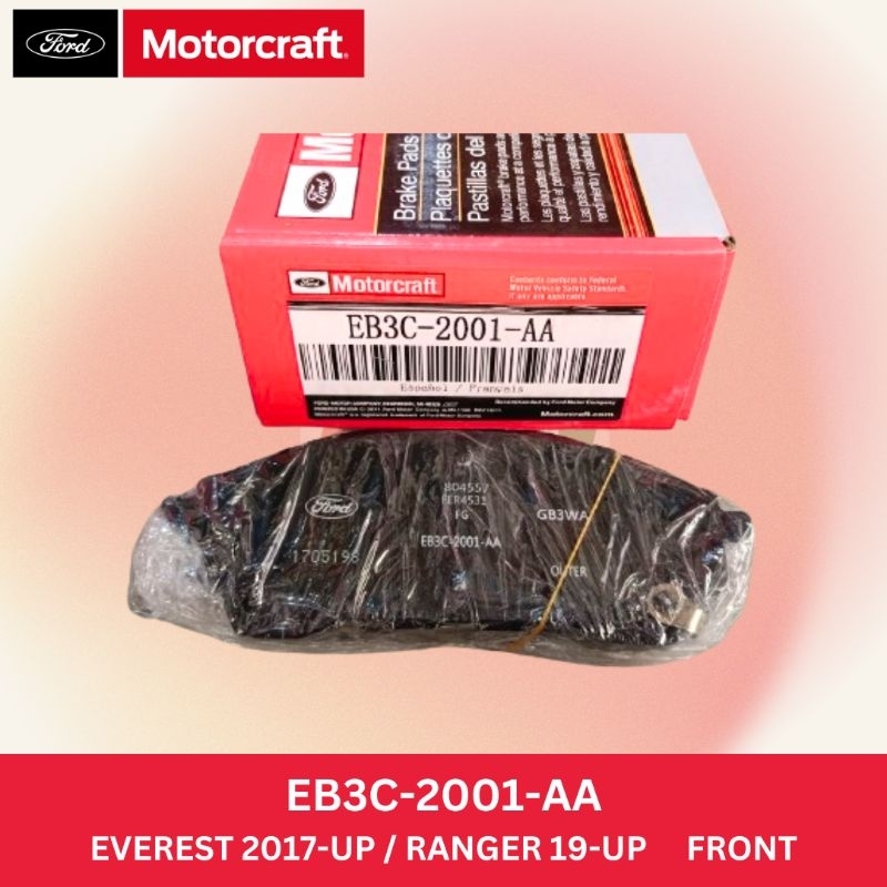 Front Brake Pads for Ford Everest 17-22 / Ranger 19-Up (EB3C 2001 AA ...