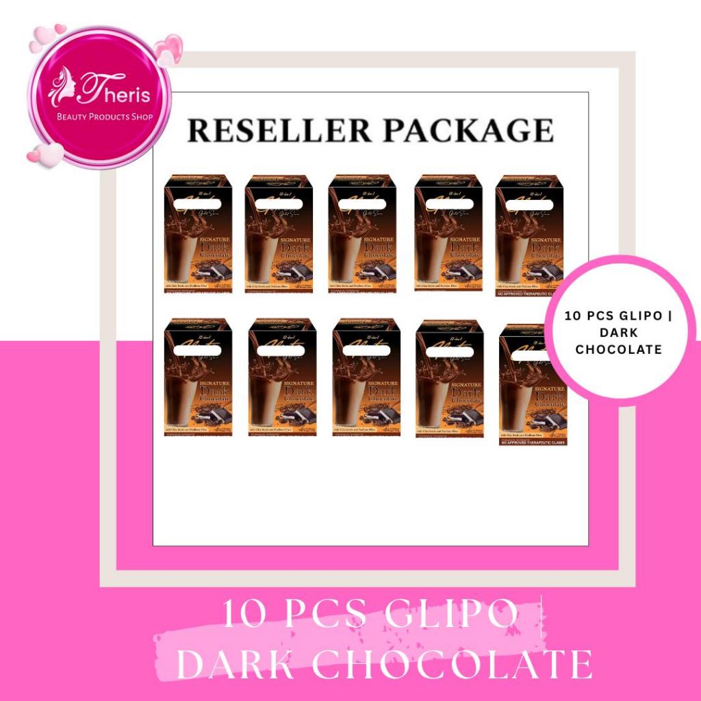 ( 10 PCS ) Signature | Dark chocolate ( GLipo ) | Shopee Philippines