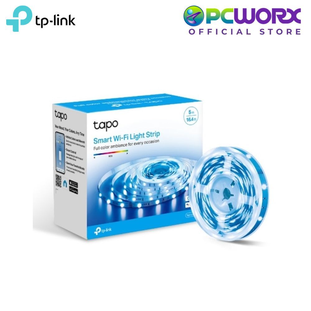 TP -Link Tapo L900-5 LED RGB Light Strip (Smart WiFi) 13.5 W 16.4 ft/5M ...