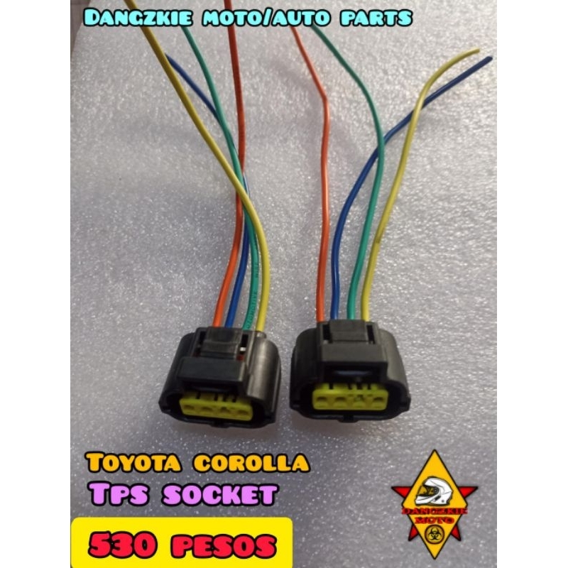 TOYOTA COROLLA BIGBODY 4AFE GEN 2 TPS SOCKET ( 4PIN ) | Shopee Philippines