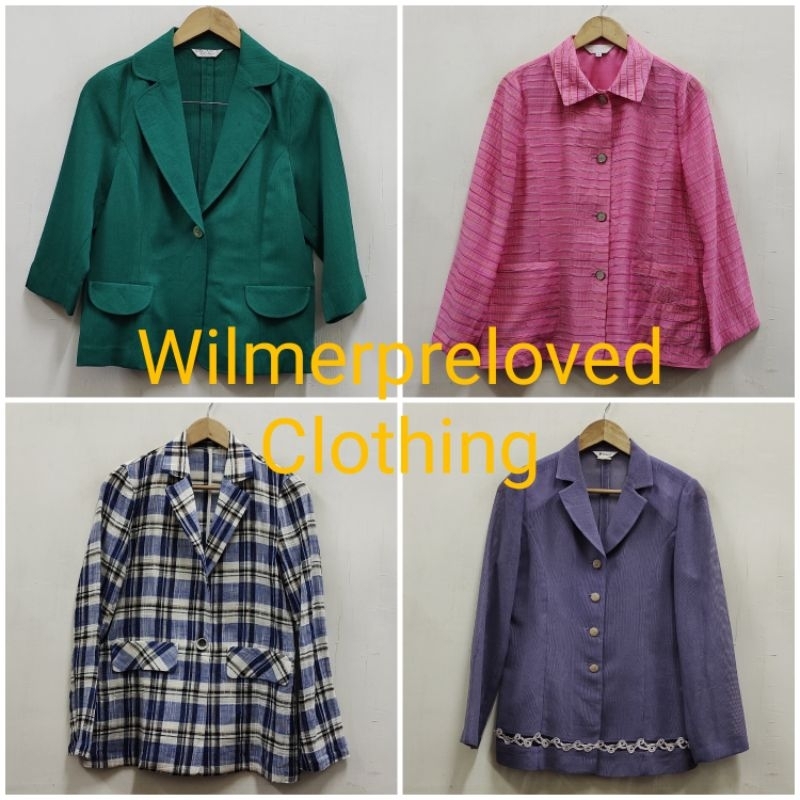 Preloved Lady's Blazer without Lining | Shopee Philippines