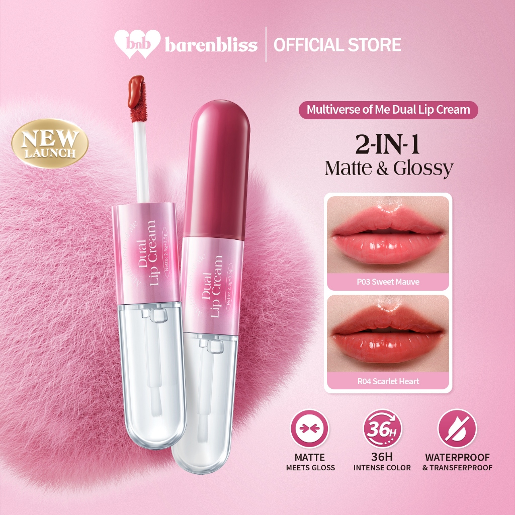 【NEW 】barenbliss Multiverse of Me Dual Lip Cream | 2-in-1 | Lip Gloss ...