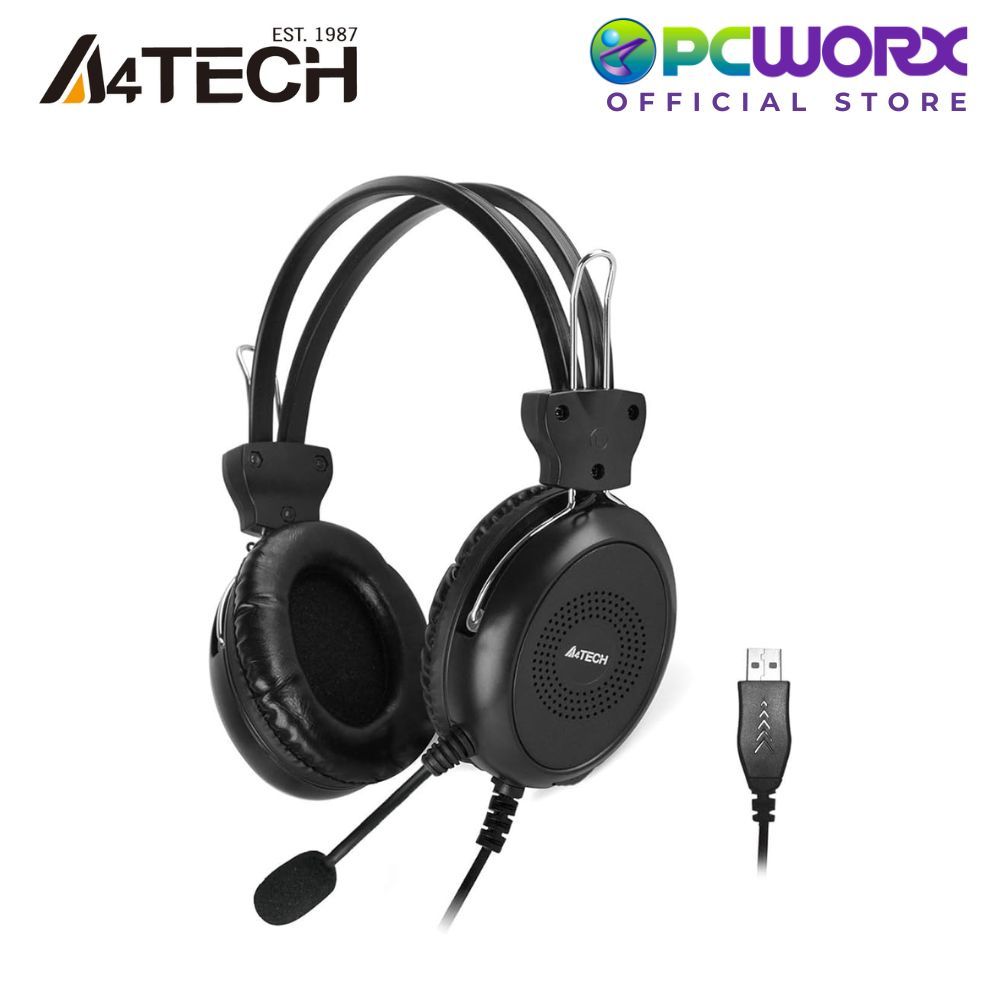 A4Tech HU-30 ComfortFit Stereo USB Headset | Shopee Philippines