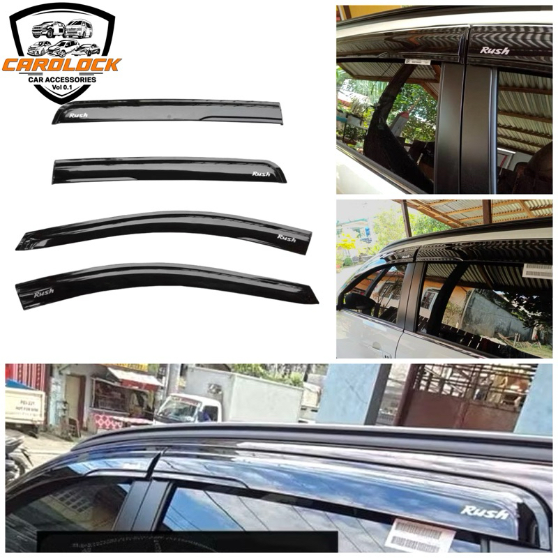 Toyota Rush 2018 - 2025 Rain Visor Mugen Type | Shopee Philippines