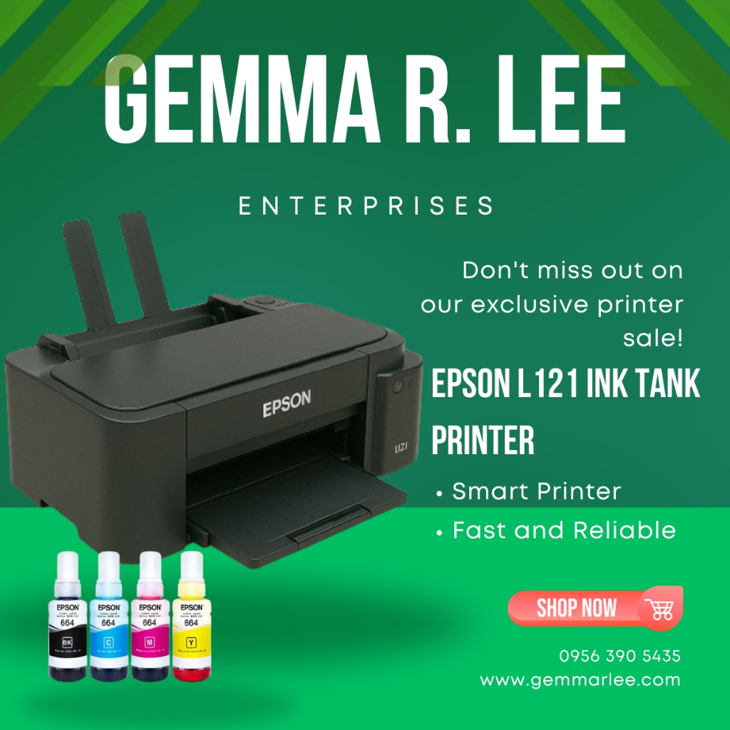 Epson L121 Ink Tank Printer | Shopee Philippines