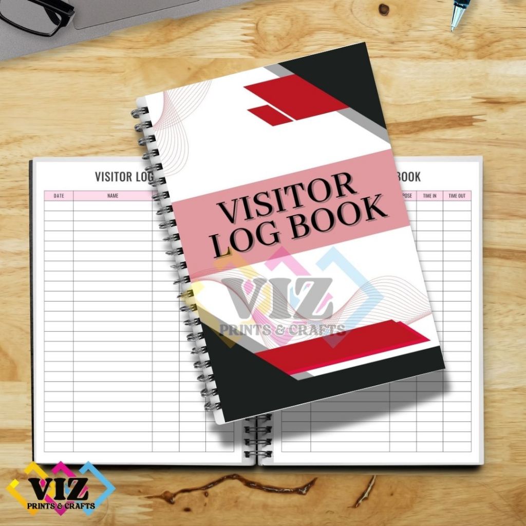 Visitor Notebook / Log Book / Journal / Tracker | Shopee Philippines