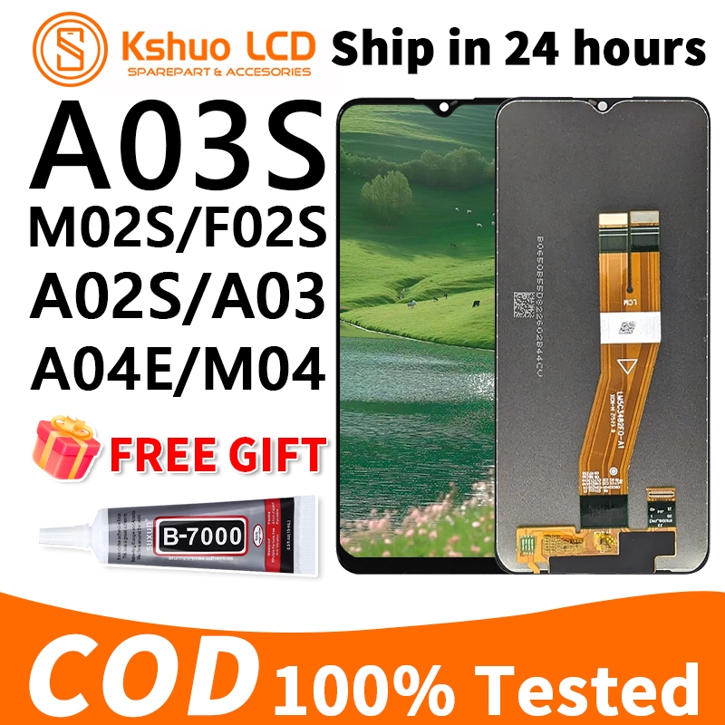 LCD for SAMSUNG Galaxy A03 / A03S / F02S /M04 / M02S / A02S / A04E set full screen replacement ...