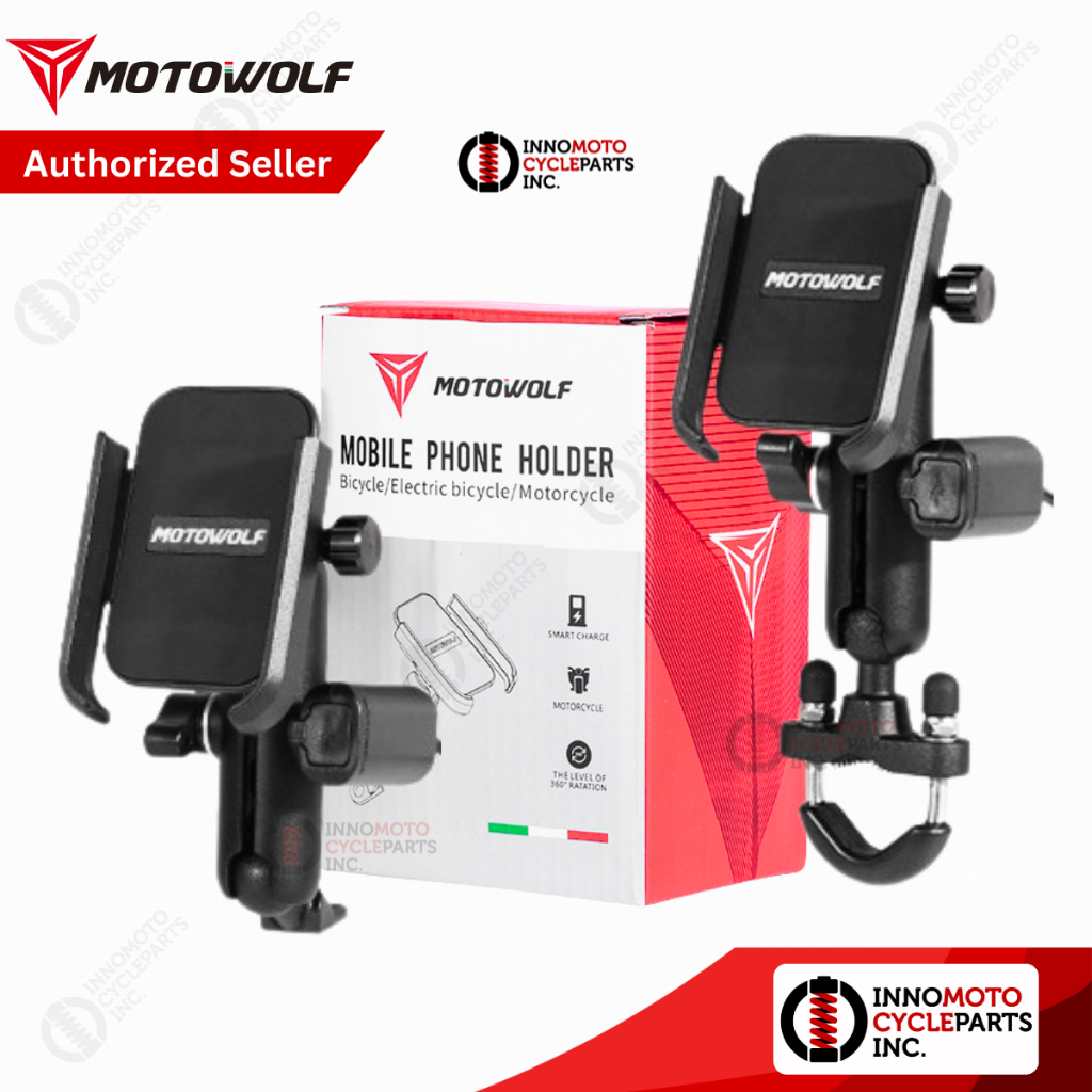 Motowolf Mobile Phone Holder V3 Handle/Mirror Mount Cellphone Holder ...