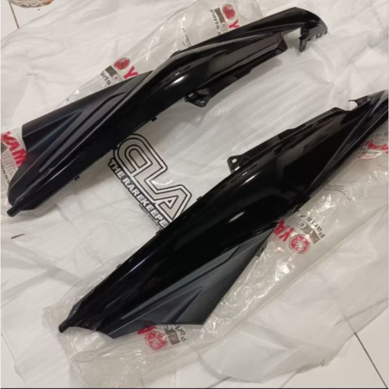 YAMAHA VEGA ZR BODY COVER SET 2PCS GLOSSY BLACK yamaha original ...