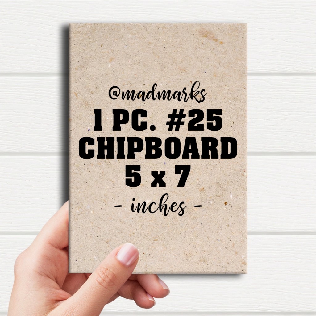 1pc. CB#25 Chipboard 5x7 inches 2.5MM Photocard Packaging Support ...