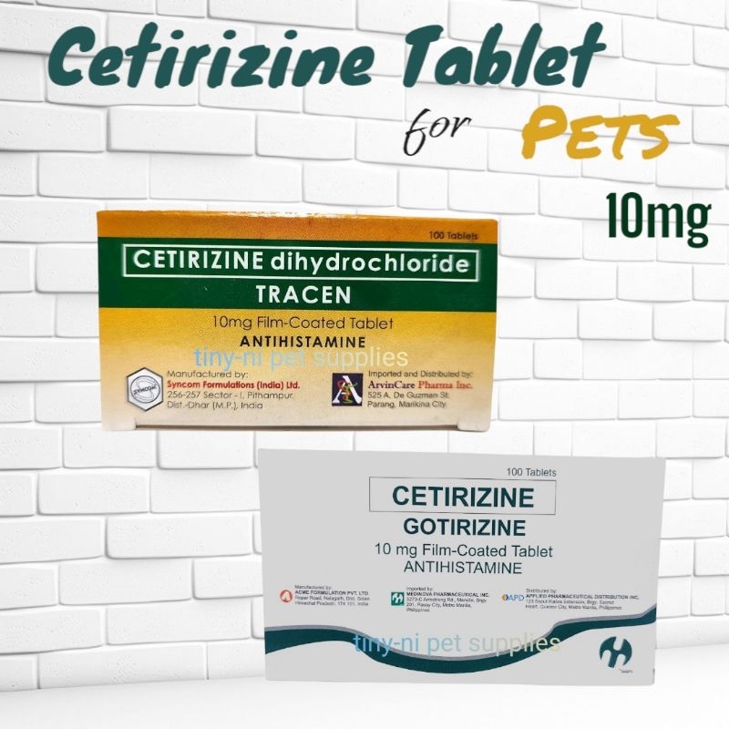 CetiriPet Tablet for Dogs and Cats|10mg Sold per Tablet Anti-Itching ...
