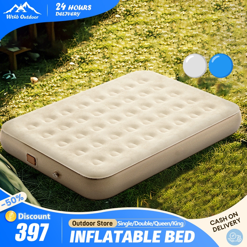 【Wthb Outdoor】Inflatable Air Bed Single/Double Person WITH FREE ...