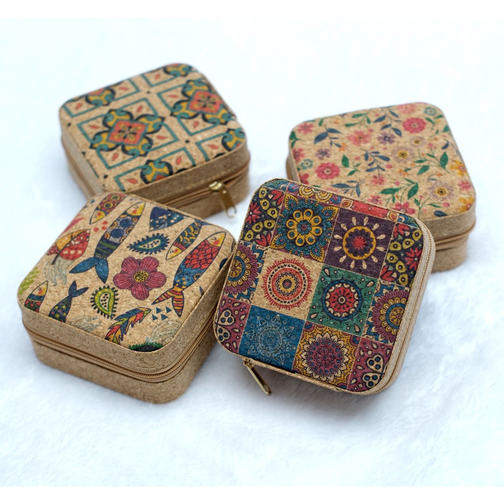 Folding Mini Jewelry Box simple portable jewelry box travel jewelry ...