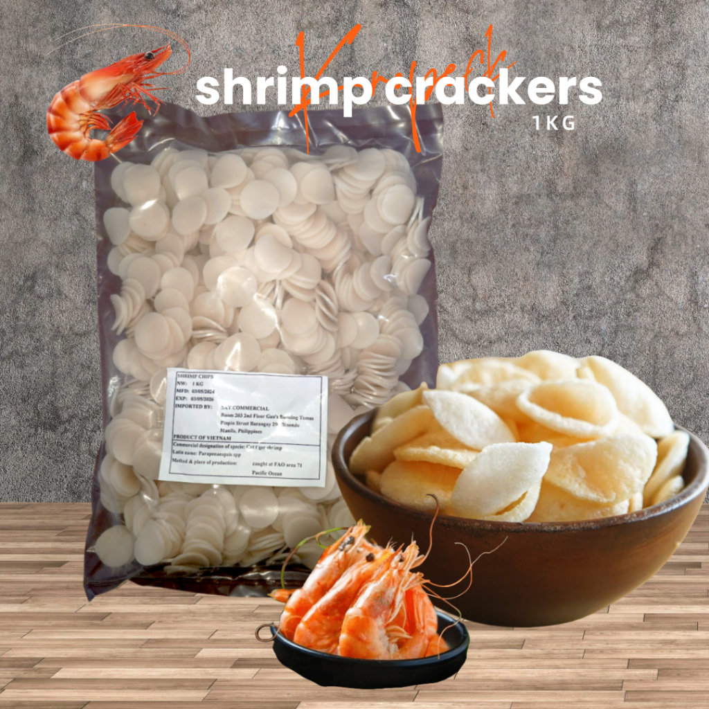 Kropeck/shrimp crackers/pulutan -1kg -Prawn chips/chicharap - Deep-Fry ...
