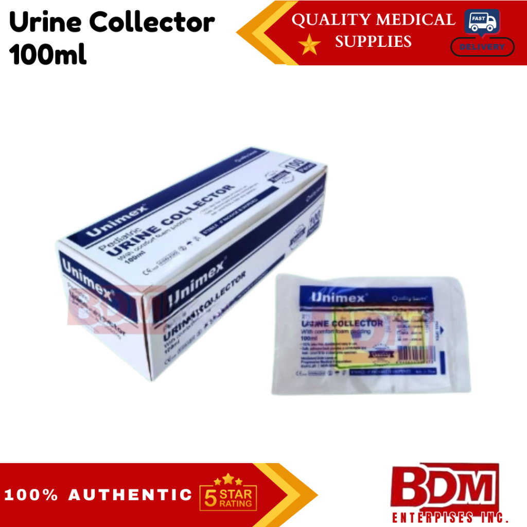 Urine Collector/Wee Bag 100ML (100's of Box) | Unimex | Shopee Philippines