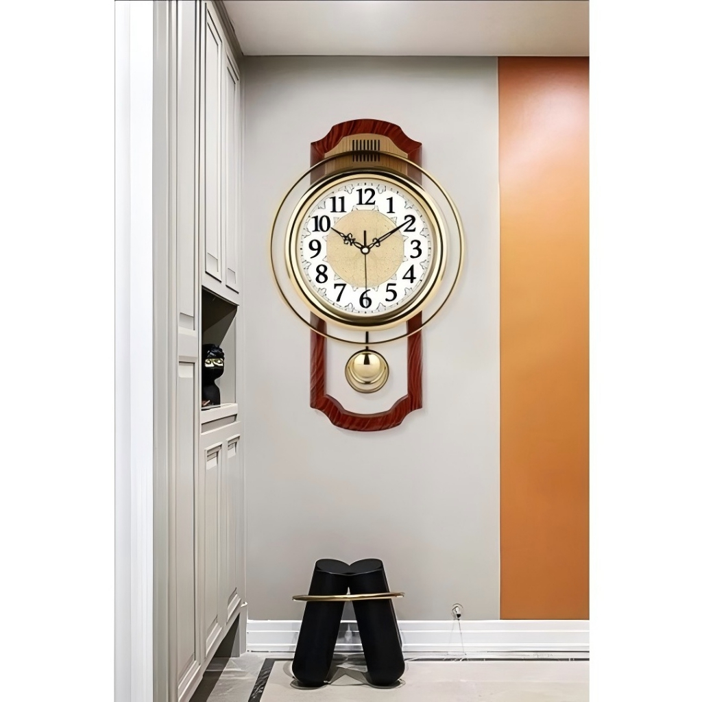 Simple fashion wall chart bedroom clock modern European style Retro ...