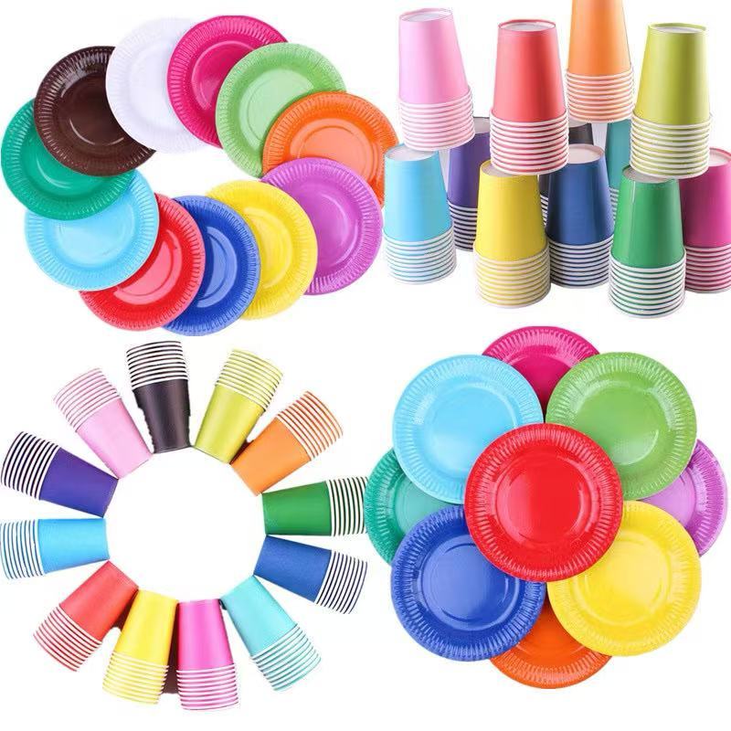 𝐋𝐢𝐥𝐢𝐚𝐧 𝐏𝐚𝐫𝐭𝐲 𝐍𝐞𝐞𝐝𝐬 Plain 8oz Paper Cup or 9inch Paper Plate 10pc 1pack ...