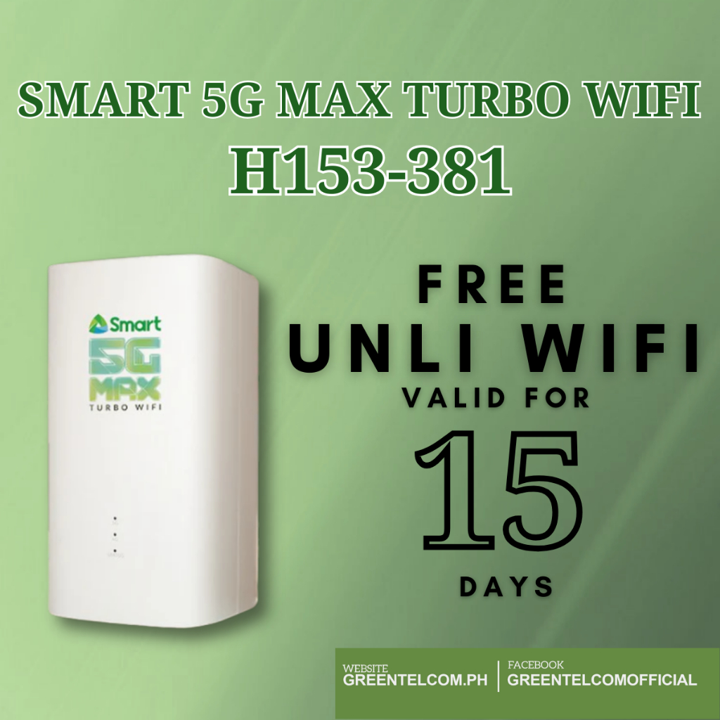 SMART 5G Max Turbo WiFi - H153 | Shopee Philippines