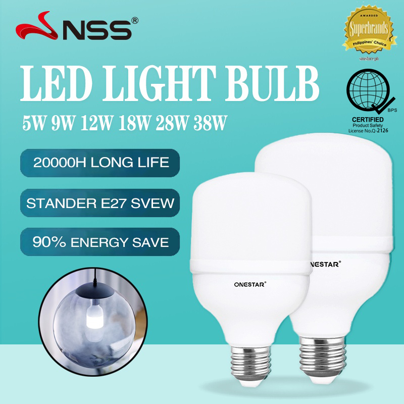 ONE STAR LED Bulb 5W-38W Living Room Light E27 Bulb Lamp for Room ...