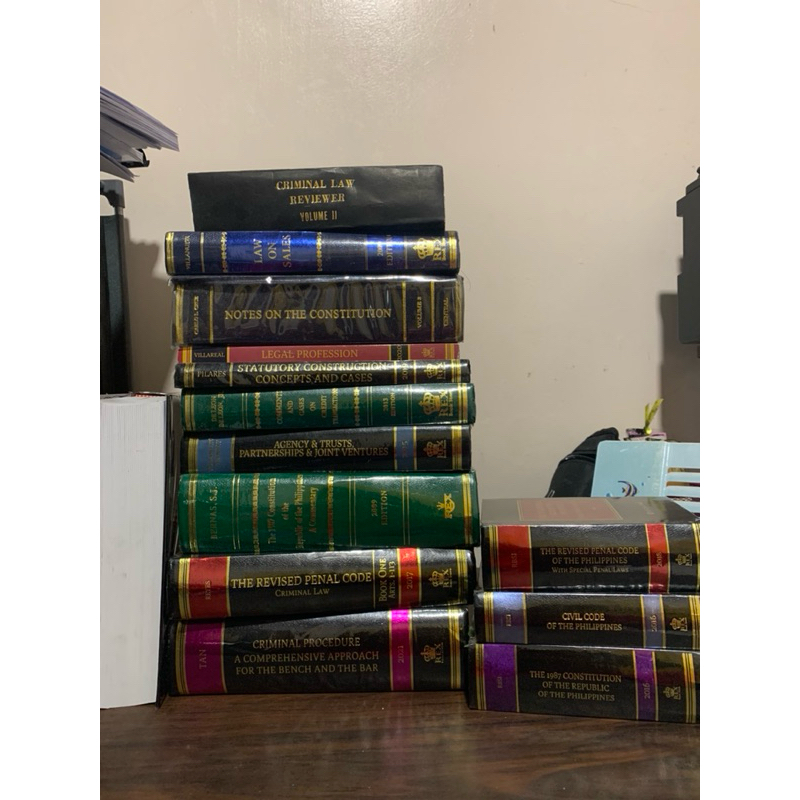 Law Books For Sale - Revised Penal Code, Constitutional Law, Civil Code ...