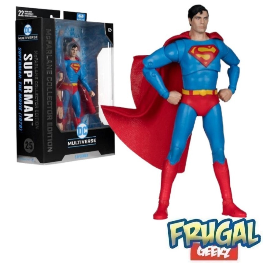Mcfarlane Superman Christopher Reeve The Movie 1978 Collectors Edition 25 7 Action Figure