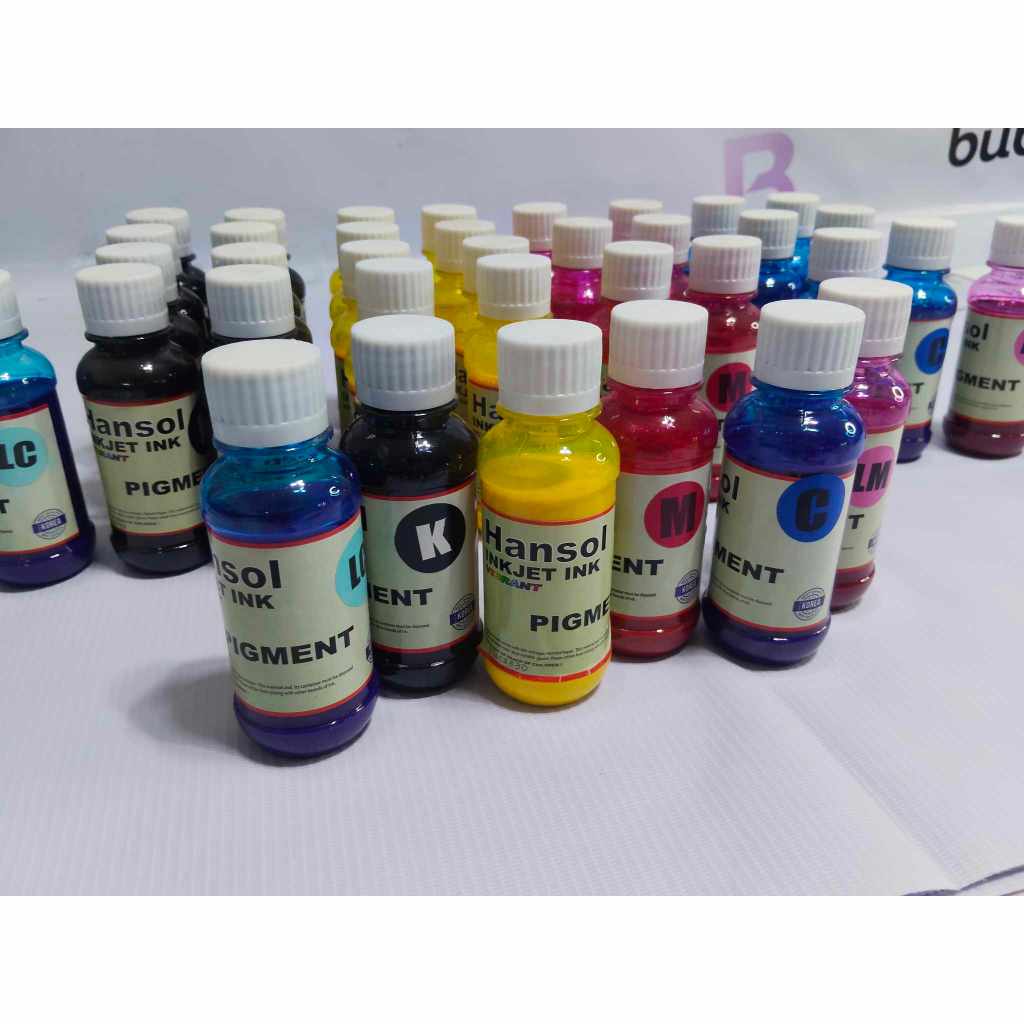 Hansol Universal Pigment Ink 100ml | Refill for Inkjet Printer | Black ...