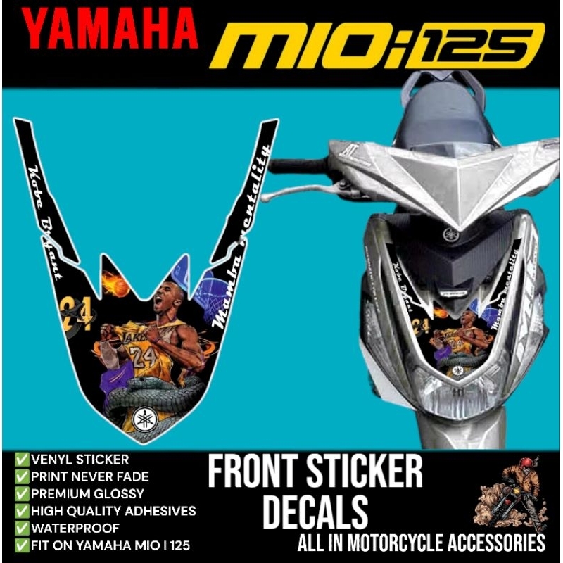 Yamaha Mio i 125 Front Decals Sticker Accessories / Yamaha Mio i ...