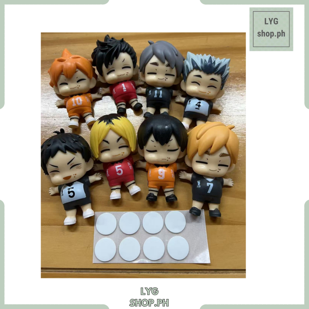 Haikyuu Hinata Shoyo,Kageyama Tobio,Oikawa Toru,Kozume Kenma Set of 8 ...