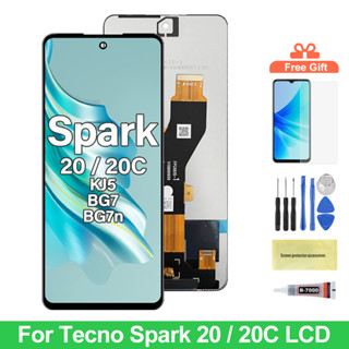 Screen Display for Tecno Spark 20/20C BG7 BG7N KJ5 LCD Touch Screen ...