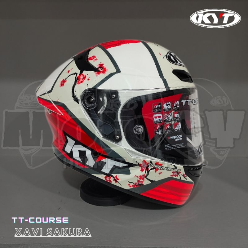 Kyt Helmet Ttcourse Sakura | Shopee Philippines