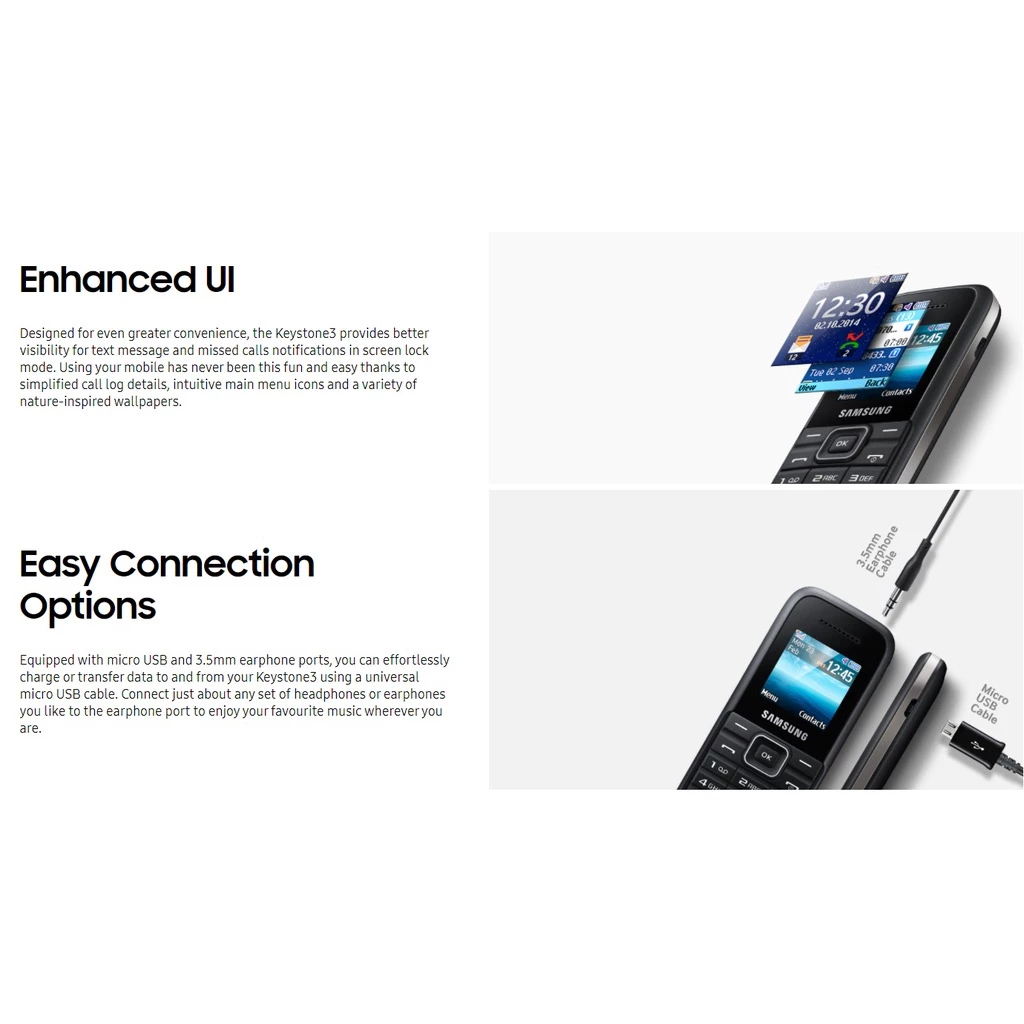 original keypad phone original Single SlM Backup Keypad Cellphone ...