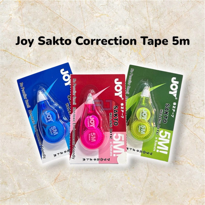 Joy Correction Tape 5M Sakto | Shopee Philippines