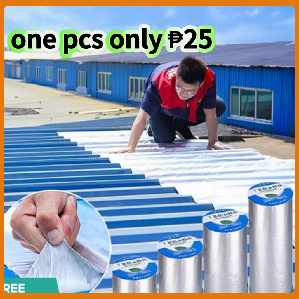 5/10/20Aluminum Foil Butyl Waterproof Tape For Roof Leak Sealant Wall ...