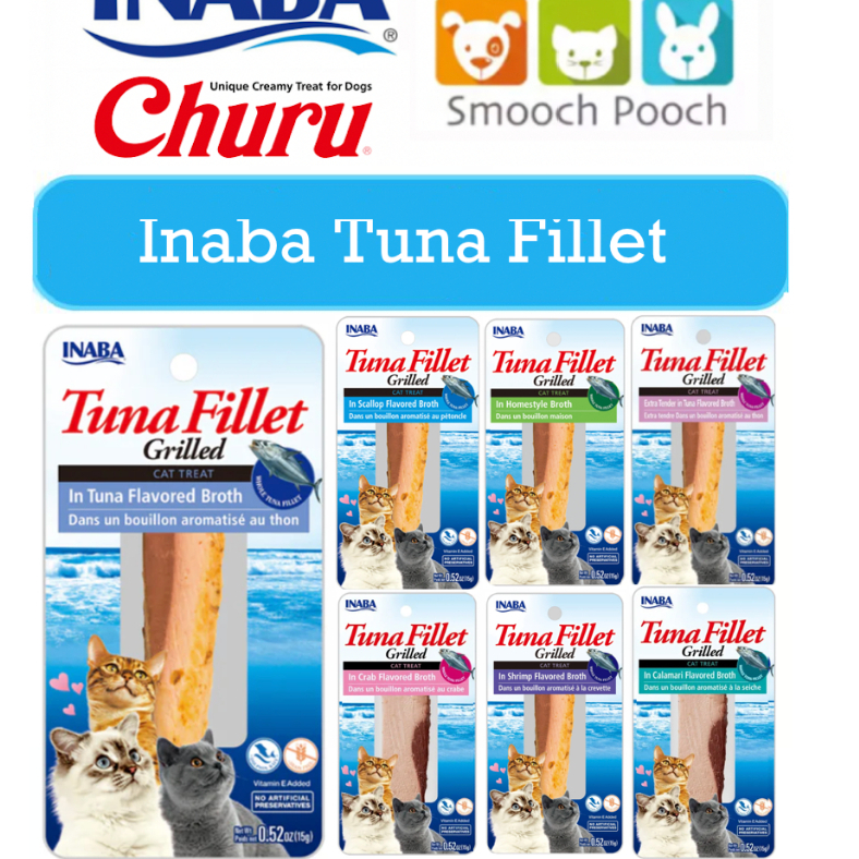 Inaba Tuna Fillet Grilled Cat Treat 15g (1 pouch) | Shopee Philippines