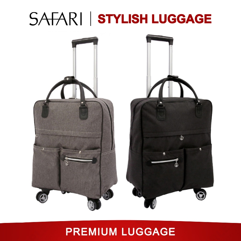 Carry-On Luggage with Pull Rod, Lightweight Travel Bag, Smooth Silent ...