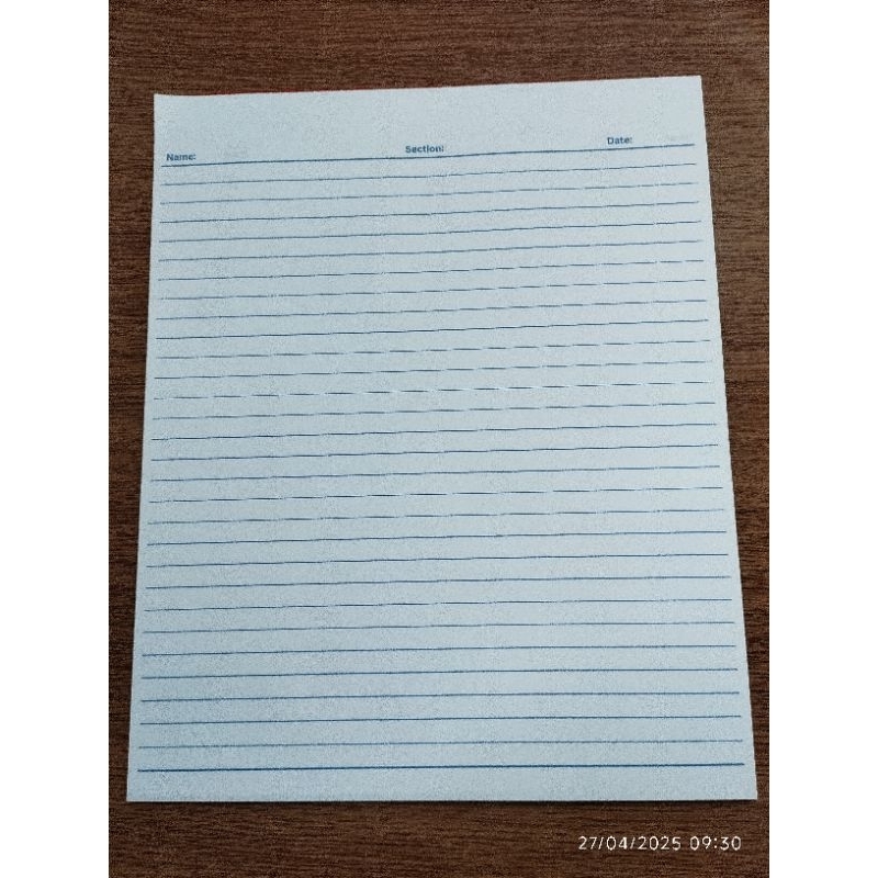 personalized intermediate pad paper | Shopee Philippines