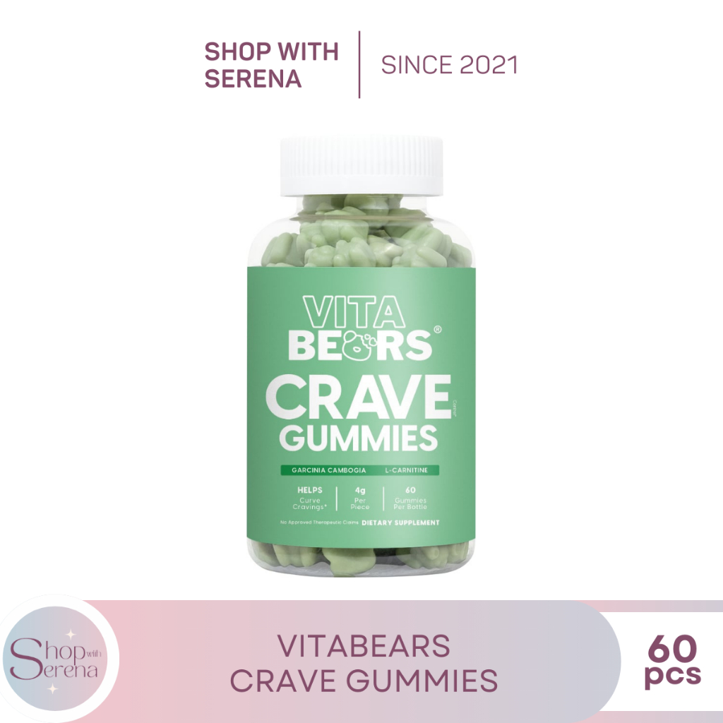 Vitabears Fat Buster, Crave Gummies, Garnicia Cambogia, L-Carnitine ...